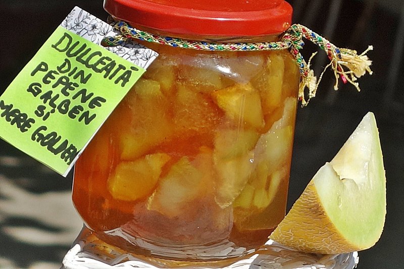 Dulceata din pepene galben si mere Golden | Retete culinare | Gustos.ro