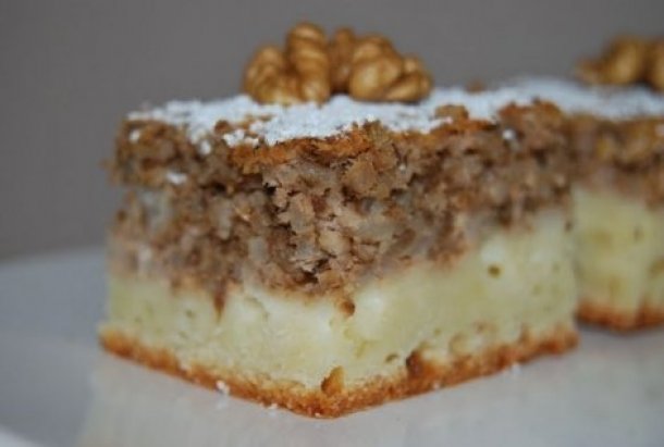 Prajitura cu orez si nuca | Retete culinare | Gustos.ro