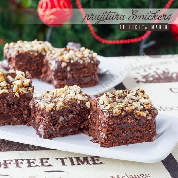 Prajitura cu nuci si ciocolata | Retete culinare | Gustos.ro