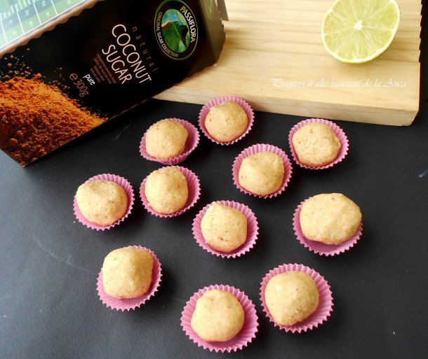 Bomboane cu cocos si lime | Retete culinare | Gustos.ro
