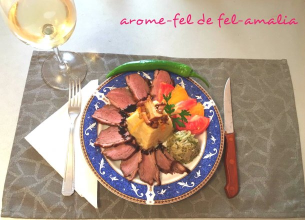 Piept de rata cu garnitura de toamna | Retete culinare | Gustos.ro